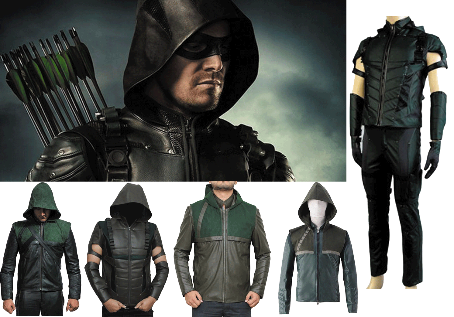 11 DC COMIC SUPER HEROES COSPLAY LEATHER JACKET