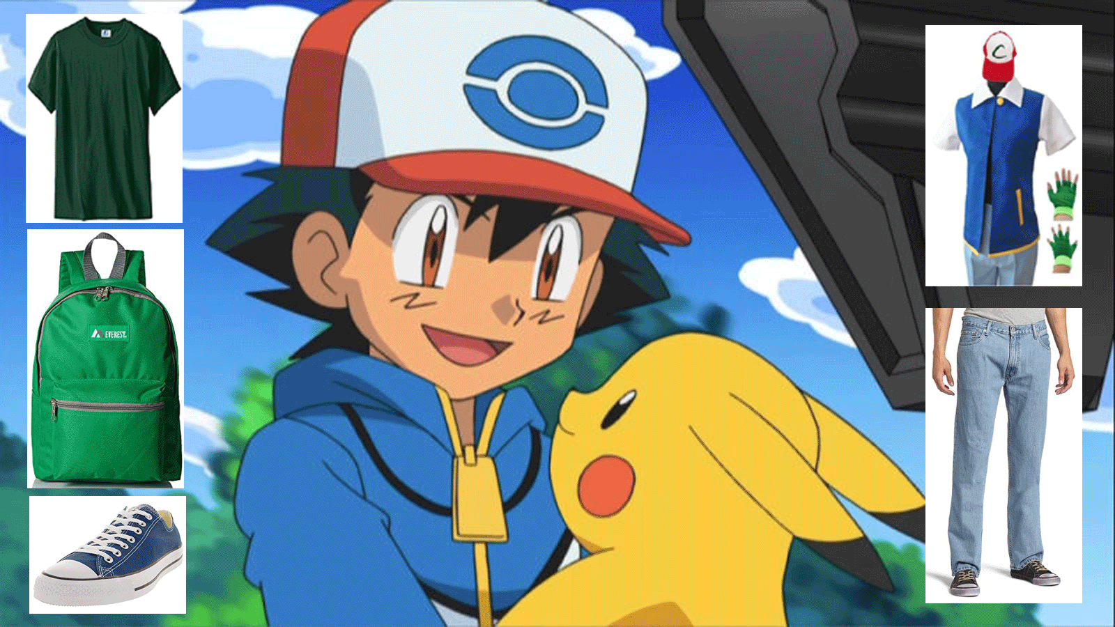 HAVE YOUR ASH KETCHUM COSTUME IN FEW STEPS - FINDURFUTURE