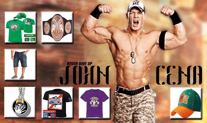 LOOK SUPER STRONG IN WWE JOHN CENA COSTUMES