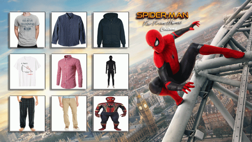 SPIDER MAN COSTUME FROM SPIDER-MAN: FAR FROM HOME