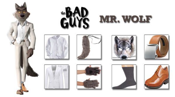 MR. WOLF COSTUME FROM THE BAD GUYS