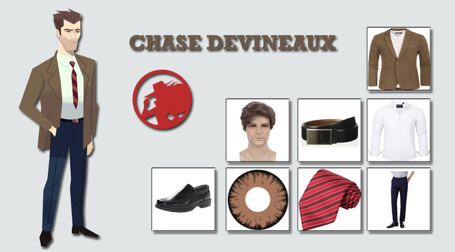 CHASE DEVINEAUX COSTUME FROM CARMEN SANDIEGO