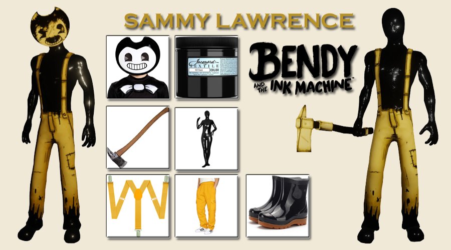 SAMMY LAWRENCE COSTUME FROM BENDY AND THE INK MACHINE