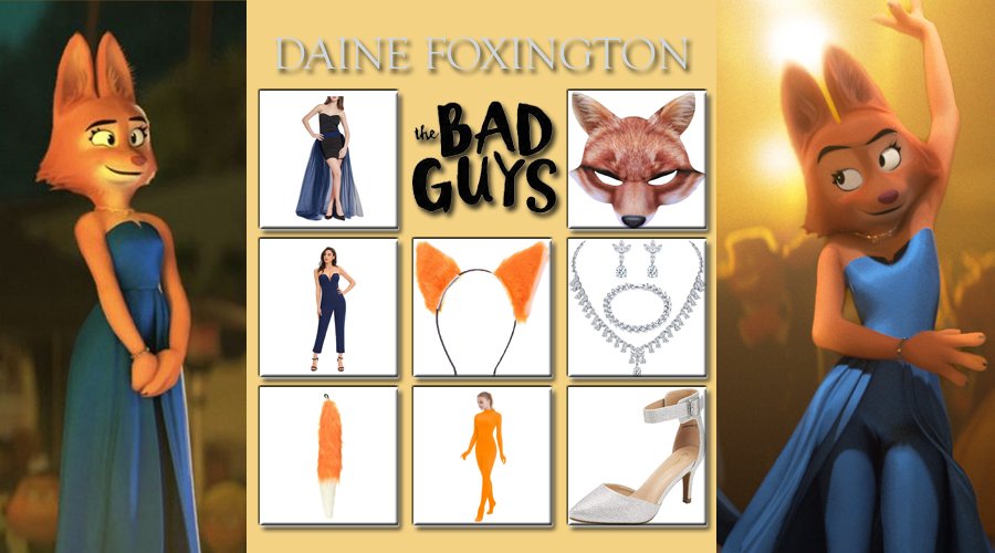 DAINE FOXINGTON GOODNESS GALA DRESS FROM THE BAD GUYS
