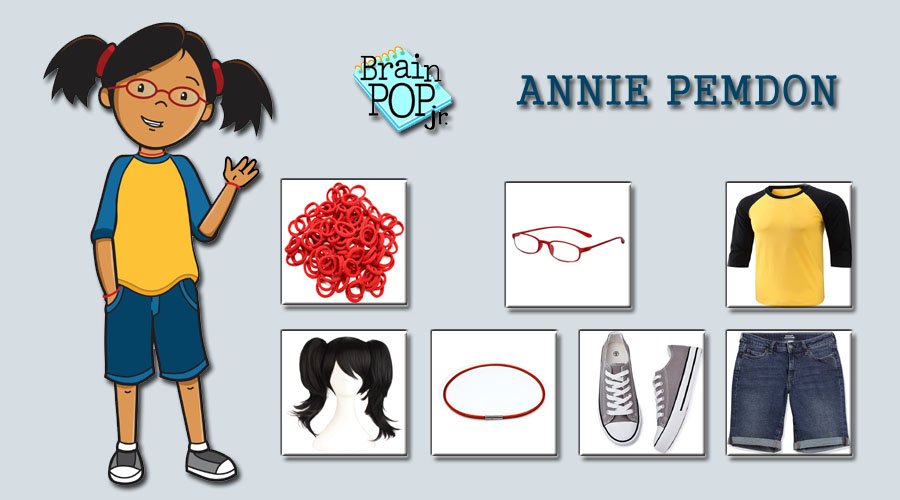 ANNIE PEMDON COSTUME FROM BRAINPOP JR.