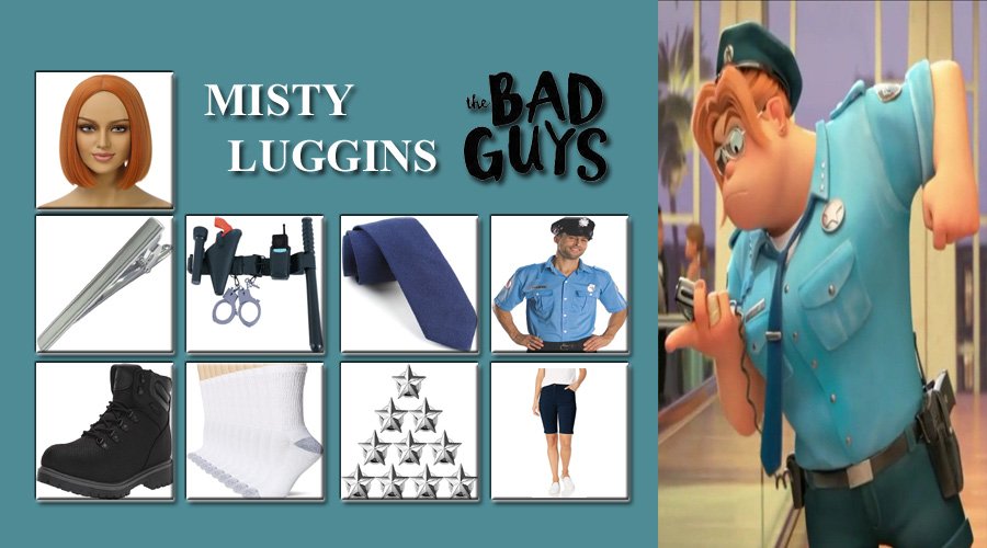 MISTY LUGGINS COSTUME FROM THE BAD GUYS