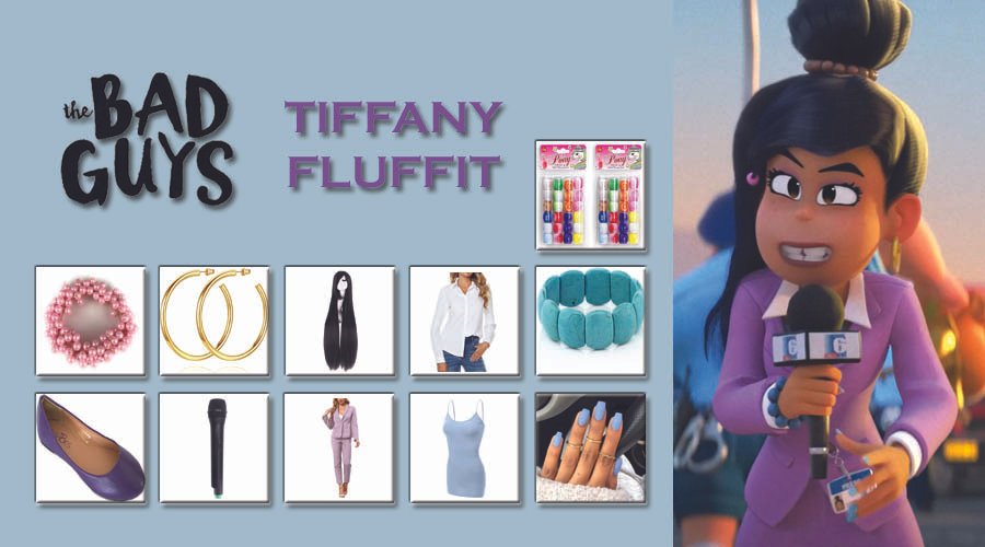 TIFFANY FLUFFIT COSTUME FROM THE BAD GUYS