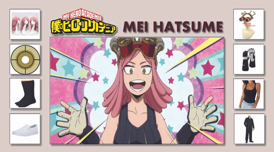 MEI HATSUME COSTUME FROM MY HERO ACADEMIA
