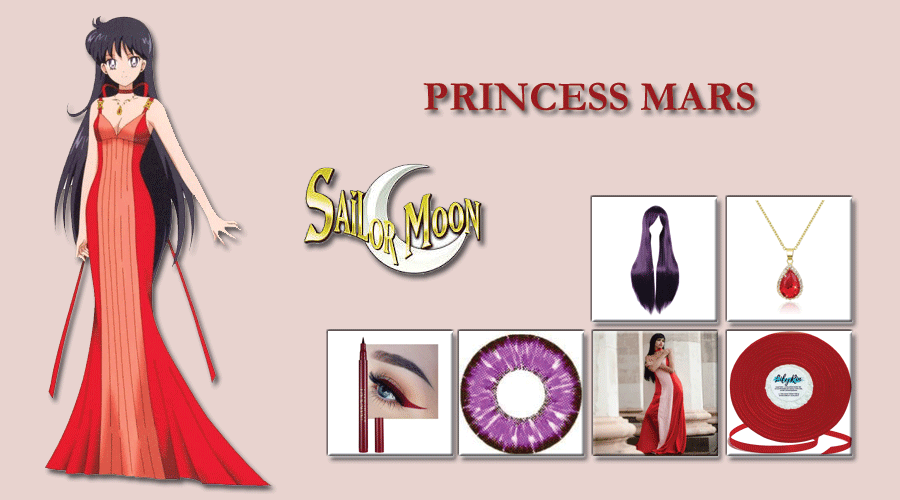 PRINCESS MARS COSTUME FROM SAILOR MOON