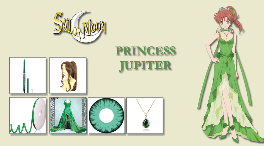 PRINCESS JUPITER COSTUME FROM SAILOR MOON