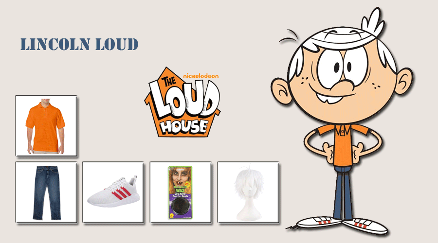 LINCOLN LOUD COSTUME FROM THE LOUD HOUSE