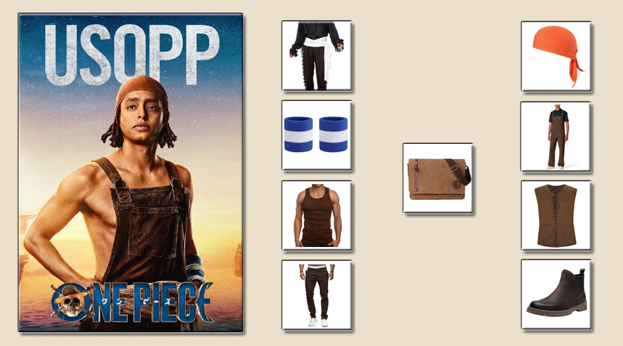 USOPP COSTUME FROM ONE PIECE (LIVE ACTION)