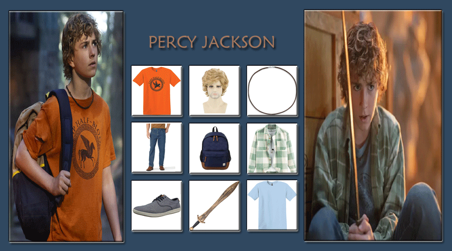 PERCY JACKSON COSTUME FROM PERCY JACKSON AND THE OLYMPIANS