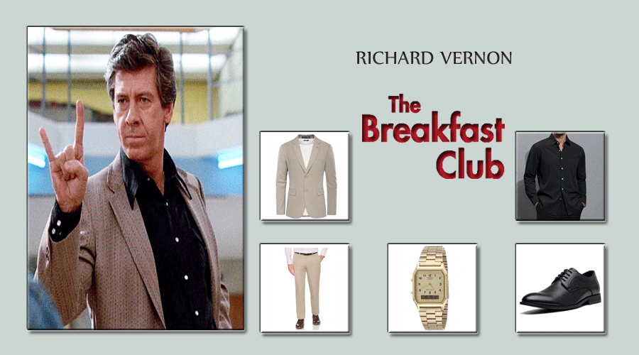 RICHARD VERNON COSTUME FROM THE BREAKFAST CLUB