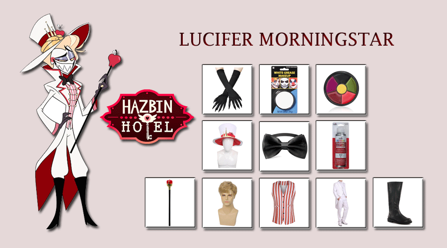 LUCIFER MORNINGSTAR COSTUME FROM HAZBIN HOTEL