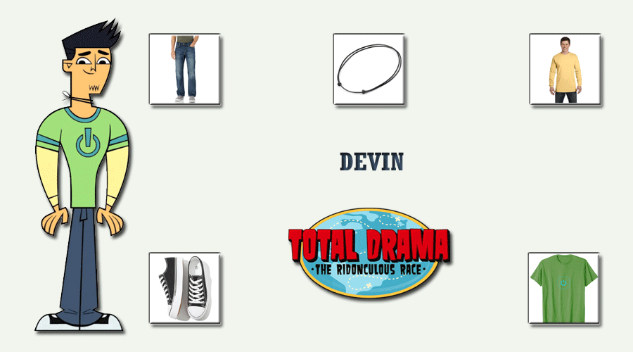 DEVIN COSTUME FROM TOTAL DRAMA