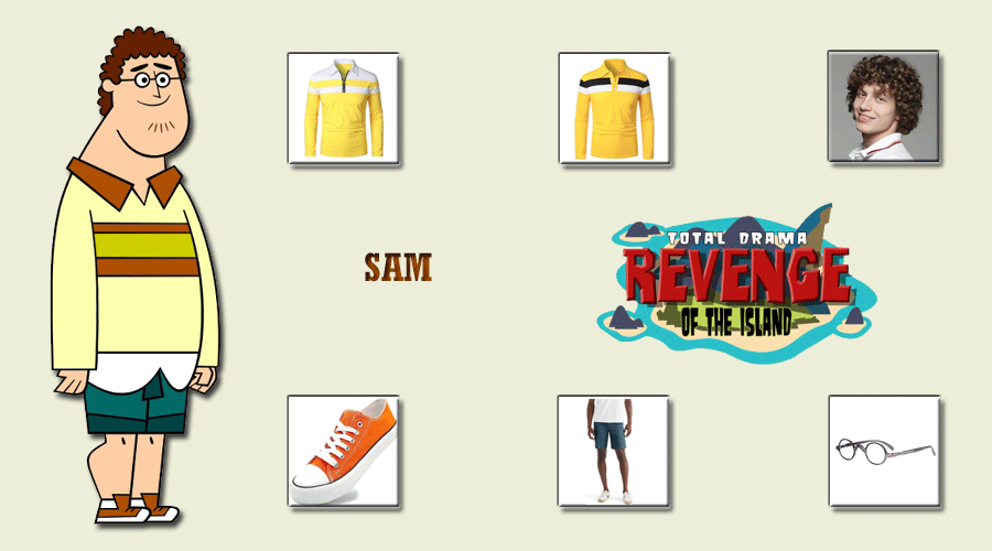 SAM COSTUME FROM TOTAL DRAMA: REVENGE OF THE ISLAND