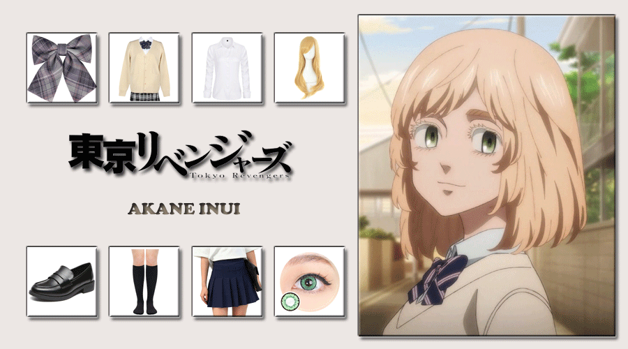 AKANE INUI COSTUME FROM TOKYO REVENGERS
